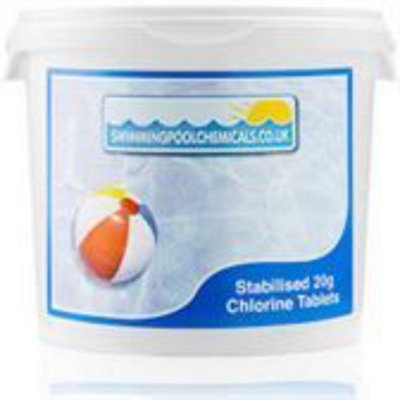 20g Stabilised Chlorine Tablets Swimming Pool Chemicals 5kg