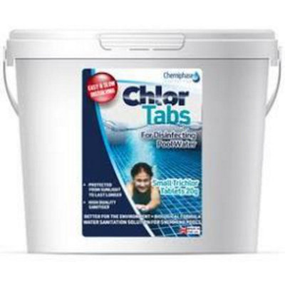 20g Trichlor Chlorine Tablets Small 5 Kg Pack Size Chemiphase Ltd | DIY ...
