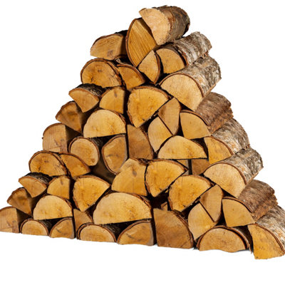 20kg Big Stack Kiln Dried Fire Logs - Hardwood 75L Log Burning Stove ...