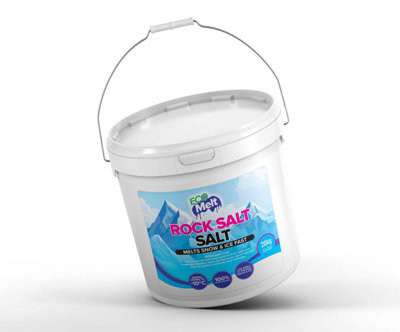 20kg Deicing Salt Tub for Fast Melting of Snow and Ice by EcoMelt