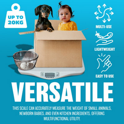 20KG Electronic Baby Weighing Scale Infant Pet Bathroom Toddler Digital ...