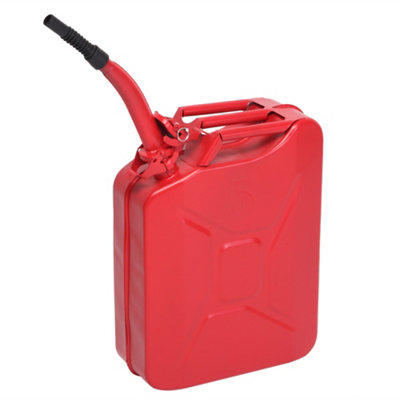 20L American Style Fuel Oil Can - Red