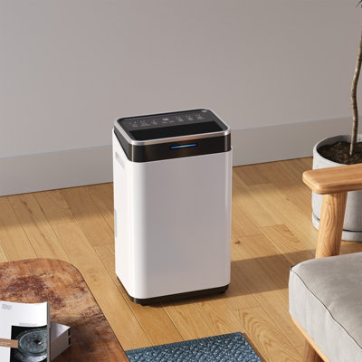 20L Dehumidifier with Wheels,24 hours Timer,Control Panel,Low Noise ...