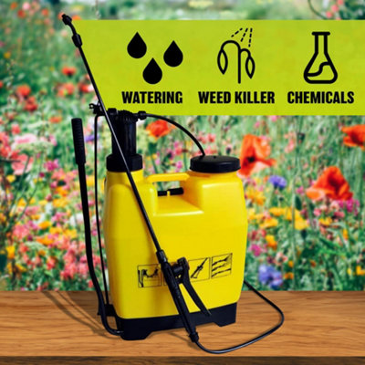 20L Knapsack Pressure Sprayer Water Spray Bottle Backpack Weed Killer ...
