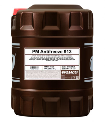 20L Pemco Green Antifreeze Coolant Concentrated Solution High Performance