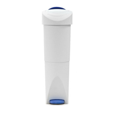 20L Slimline Pedal Operated Sanitary and Nappy Bin - Blue/White