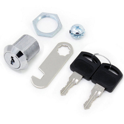 20mm Cam Lock with 2 Keys - Cabinet Drawer Locker Mailbox Furniture ...