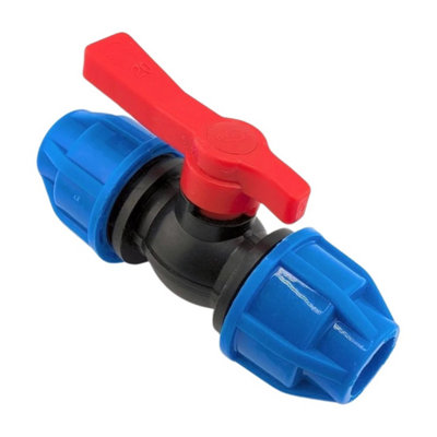 20mm Compression Stop Tap Valve for PVC, PPR, HDPE & MDPE Alkathene ...