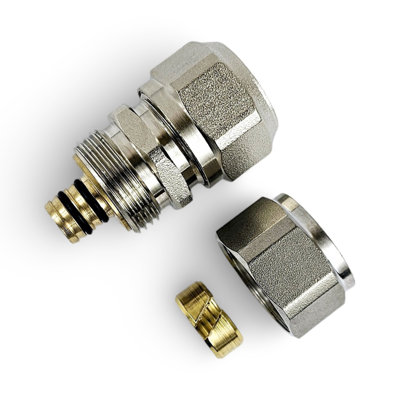 20mm Evoh x 17mm Plastic Adapter Reducer for Water Underfloor Heating ...