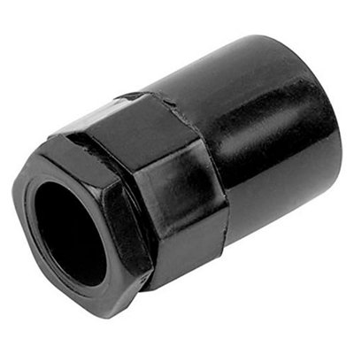 20mm FEMALE ADAPTOR BLACK PVC CONDUIT
