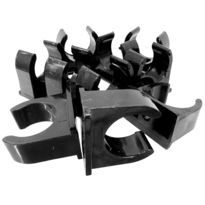 20mm Flexible Conduit with Glands and Clips 10 Metre Black Contractor Pack