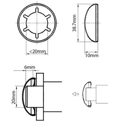 20mm - Pack of 20 - Nickel Capped Starlock Washers For Shaft Retaining ...