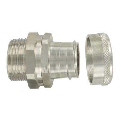 20mm Swivel Adaptor - Nickel Plated Brass