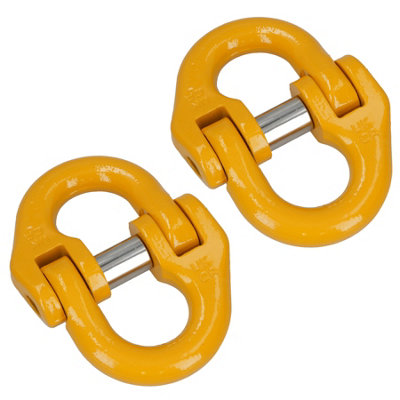 20mm Towing Lifting Component Connector Safety Tow Chain 12.5 Ton WLL 2pc
