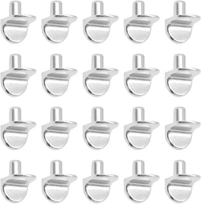 20Pcs Cabinet Shelf Pegs 5mm Shelf Support Pegs for Shelves L Shaped ...