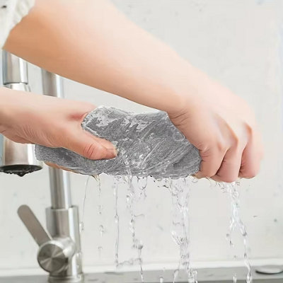 20pcs Kitchen Towel Ultra fine Fiber Light Gray Cleaning Cloth Set
