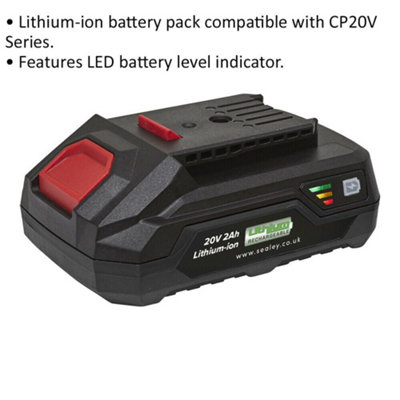 20V 2Ah Lithium-ion Power Tool Battery for SV20 Series - Ideal for ...