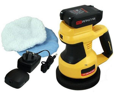20V CAR POLISHER LI ION 150MM PORTABLE CORDLESS BUFFER POLISHING ...