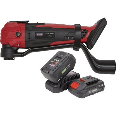 20V Cordless Oscillating Multi Tool Kit - 2 x Batteries & Charger ...