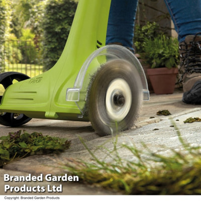 20v Cordless Weed Sweeper Clears Driveways, Paths, Patios and Pavings ...