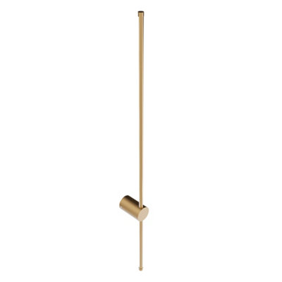 20W Gold Line Wall Lamp,Metallic Linear Warm LED Wall Lamp