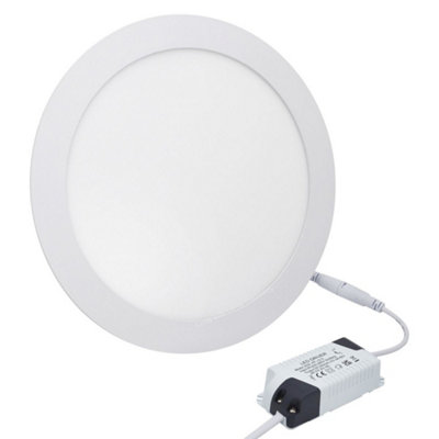 20W LED PANEL LIGHT ROUND RECESSED 6500K 20WR65K