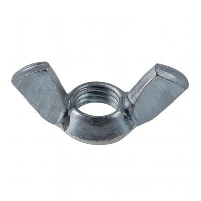20x M8 Cold Forged Wingnut - Zinc Plated Steel Wing Nut for Hand ...
