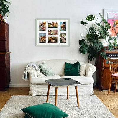 20x16 Inch 7 Opening Photo Collage Frame, Display Seven 6x4 Inch Photos ...