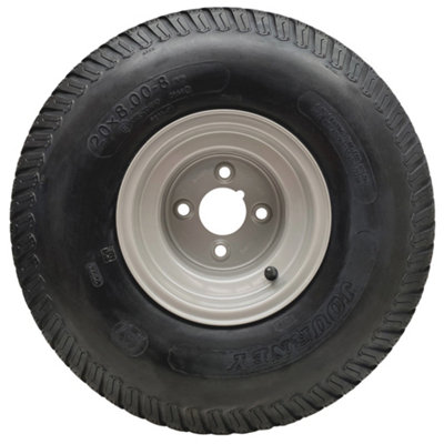20x8.00-8 4ply Multi turf grass - Wanda P332 lawn mower tyre on 4 stud ...