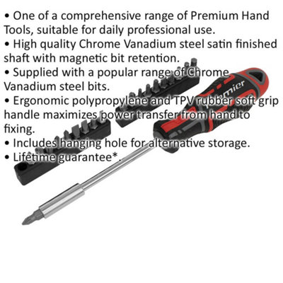 21 PACK Universal Screwdriver & Bit Set - Magnetic Hex Socket Head ...