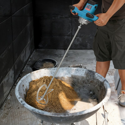 2100W Electric Paddle Heavy-Duty Mixer with 6-Speed Adjustment and ...