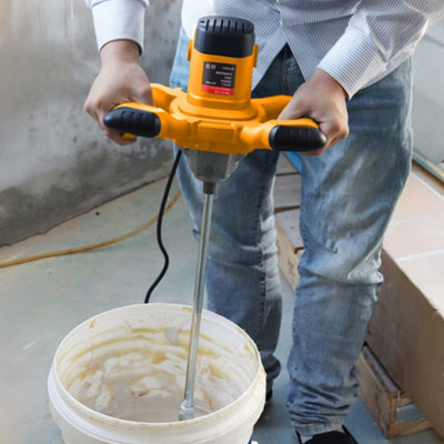 2100W ELECTRIC PADDLE HEAVY-DUTY MIXER WITH 6-SPEED ADJUSTMENT AND ...