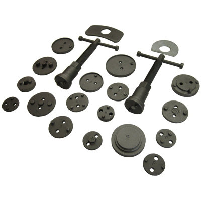 21pc Left and Right Hand Brake Calliper Piston Wind Back Tool Kit