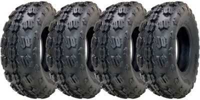 21x7.00-10 ATV Quad Tyres OBOR Kraken WP17 Tubeless Road Legal 106kgs ...