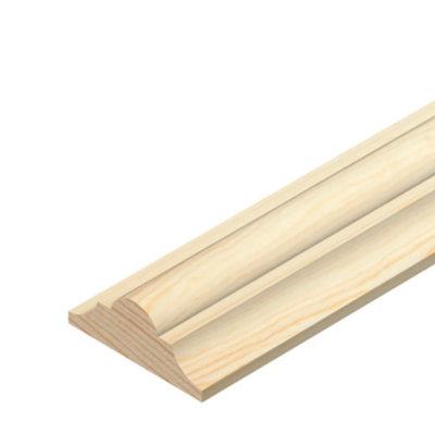 21X9 DOUBLE ASTRAGAL PINE DECORATIVE WOOD BEAD PANEL 1M X 12 TOTAL 12 ...