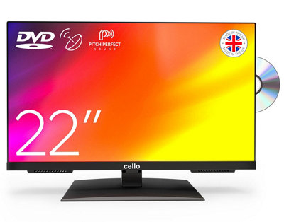 22 Inch LED TV with built-in DVD Player & Perfect Pitch Sound