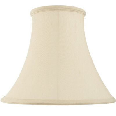 22" Round Bell Handmade Lamp Shade Cream Fabric Classic Table Light ...