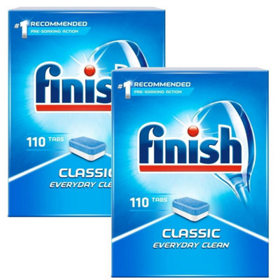 220 x Finish 110 Classic Powerball Dishwasher Tablets Mega Bulk | DIY ...
