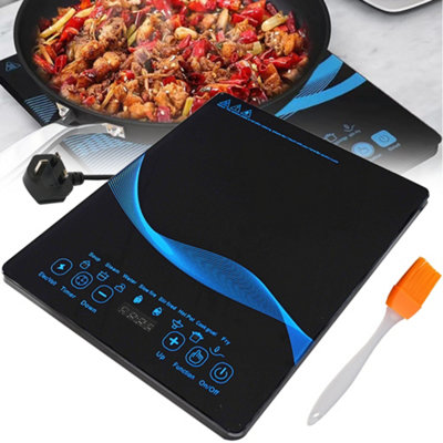 2200W Electric Induction Hob Portable Digital Touch Single Cooker Hot ...