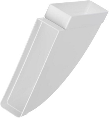 220x55mm Duct Connector - 90degree Horizontal Elbow Bend - Rectangular ...