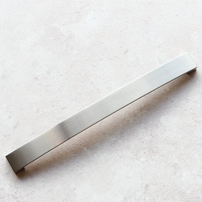 224mm Brushed Nickel Curved Bow Handle