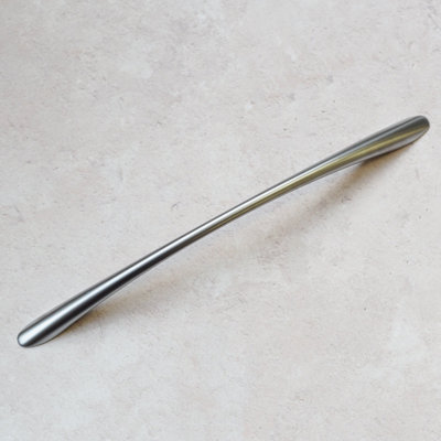224mm Matt Chrome Bow Cabinet Handle