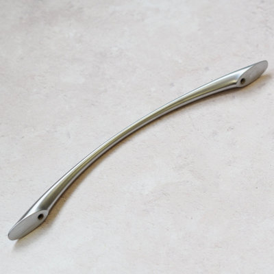 224mm Matt Chrome Bow Cabinet Handle