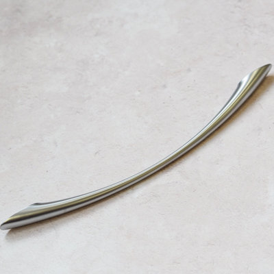 224mm Matt Chrome Bow Cabinet Handle