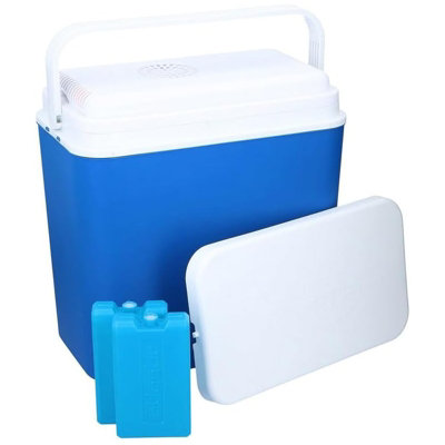 22L Large Electric Cooler Box Cold 12V In-Car Socket Camping Picnic ...