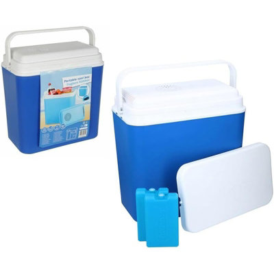 22L Large Electric Cooler Box Cold 12V In-Car Socket Camping Picnic ...