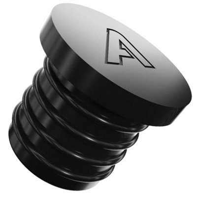 22mm - Black, Plastic Blanking End Cap Bung for Hose & Pipes