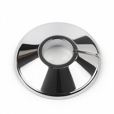 22mm Chrome Pipe Cover Plate 10 Pack - Split Type Decorative Pipe ...