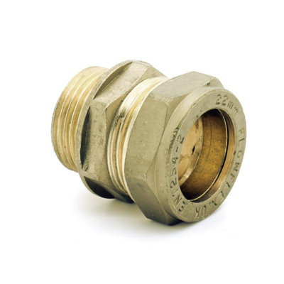 22mm compression male iron adaptor