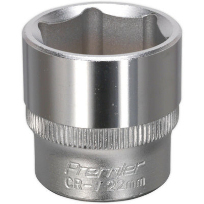 22mm Forged Steel Drive Socket - Durable Chrome Vanadium Tool for ...